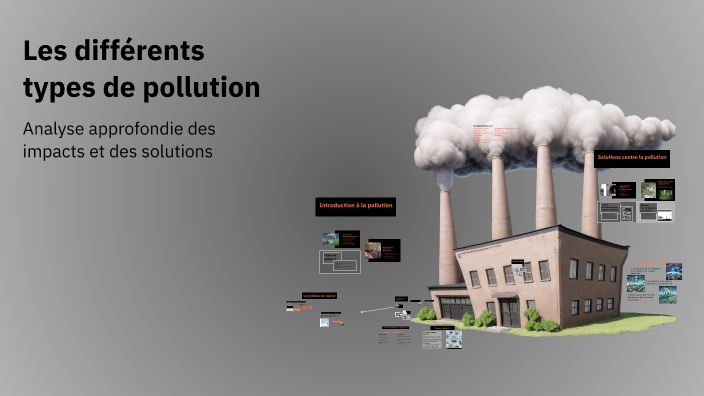 Les différents types de pollution by Rafael Lambert on Prezi