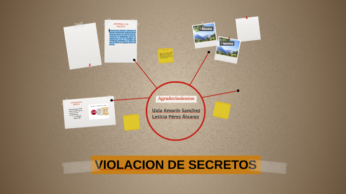 VIOLACION DE SECRETOS by on Prezi