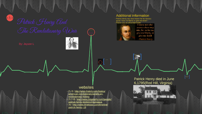 Patrick Henry And The Revolutionary War by jayson l on Prezi