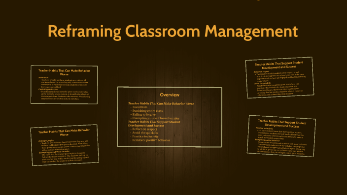 Reframing Classroom Management by Raven Ruiz on Prezi