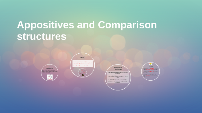 Appositives and Comparison structures by Ana Morales