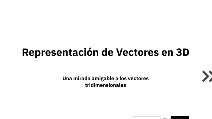 Representación de Vectores en 3D by Karen Romero on Prezi