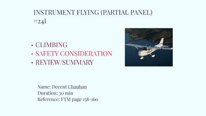 Instrument flying partial panel #24I by decent chauhan on Prezi
