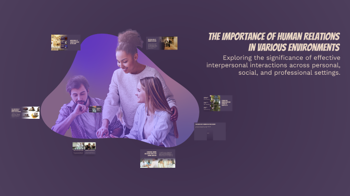 The Importance of Human Relations in Various Environments by Cherise ...