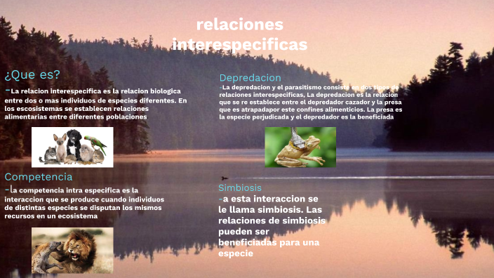 relacion interespecificas e intraespecificas by sara monsalve on Prezi