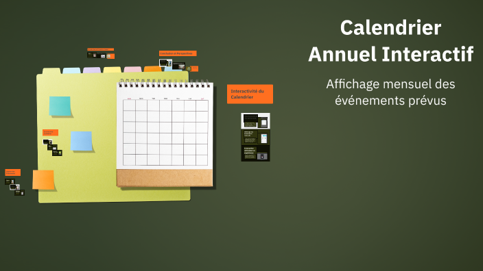 Calendrier Annuel Interactif by Nicolas Lievremont on Prezi