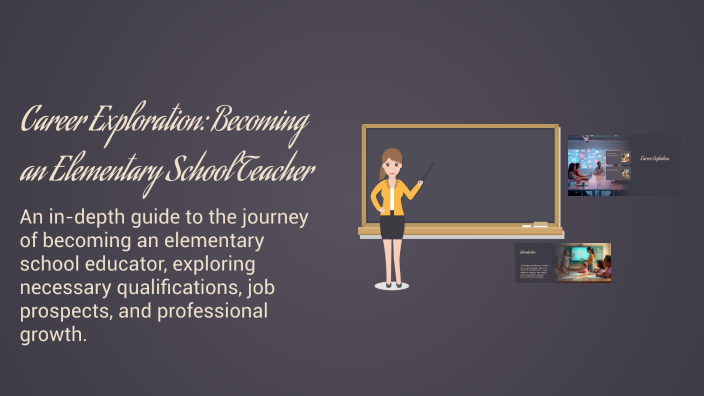 Career Exploration: Becoming an Elementary School Teacher by Akari A on ...