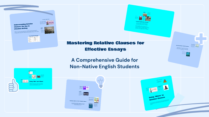 How to Use Relative Clauses for a Great Essay Effect by GIOVANNI DI ...