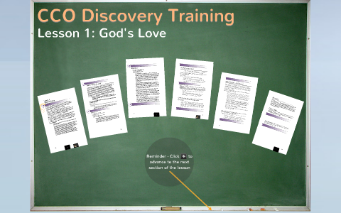 CCO Discovery Training: Lesson 1 by CCO Canada on Prezi