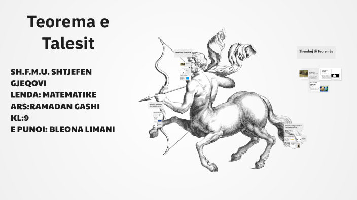Teorema e Talesit by Teknologji TIK on Prezi