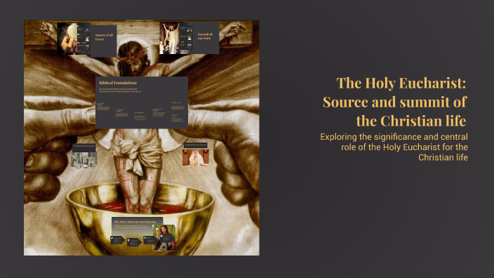 The Holy Eucharist: Source and Summit of Our Catholic Faith by Isaac ...