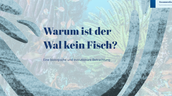 Warum ist der Wal kein Fisch? by Oliver Sass on Prezi