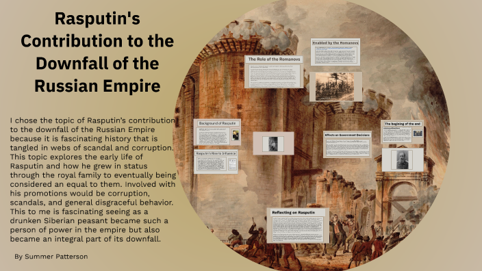 Rasputin's Contribution to the Downfall of the Russian Empire by Summer ...