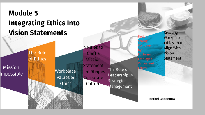 Integrating Ethics into Mission Statements by Bethel Goodenow on Prezi