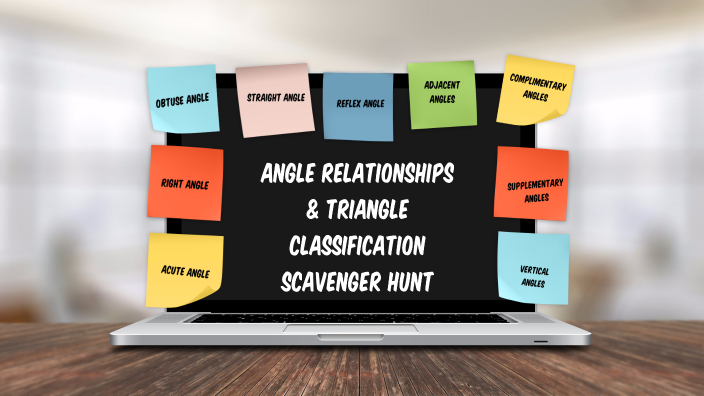 Angle Relationships & Triangle Classification Scavenger Hunt. by -Ben ...