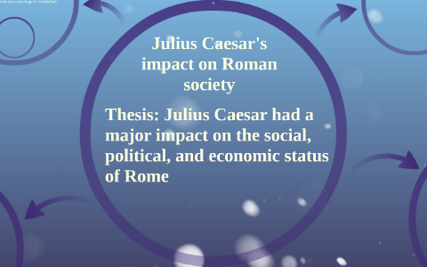 Julius Caesar's impact on Roman society by Abdullah Khan on Prezi