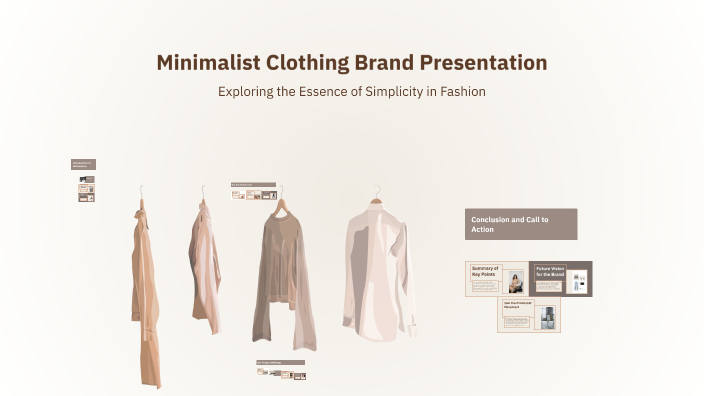 Minimalist Clothing Brand Presentation by екревкр ывмвым on Prezi