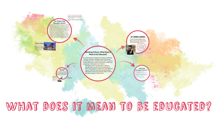 What does it mean to be educated? by Alyssa Grisnich on Prezi