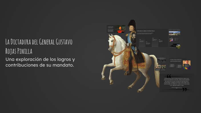 La Dictadura del General Gustavo Rojas Pinilla by Johann Fajardo on Prezi
