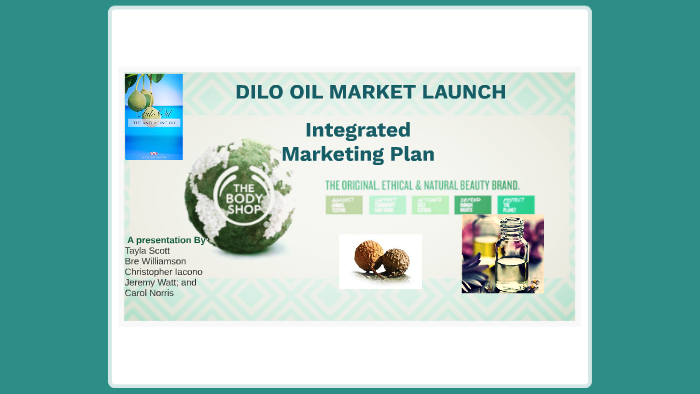 MKT20021 Assessment 3 - IMC Plan Case Study - The Body Shop Dilo Oil ...