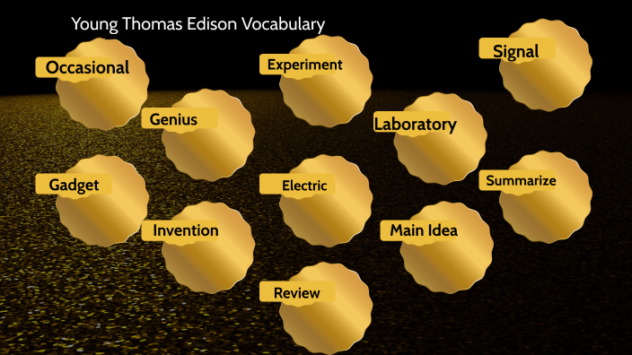 Thomas Edison Vocabulary by Kelsey Western on Prezi