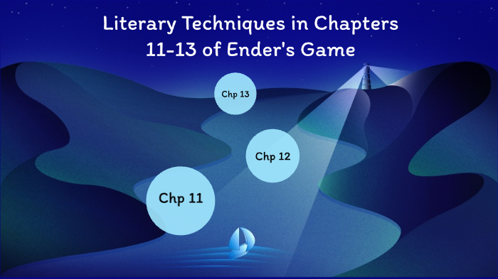 Literary Techniques in Chapters 11-13 of Ender's Game by Shane Yuan on ...