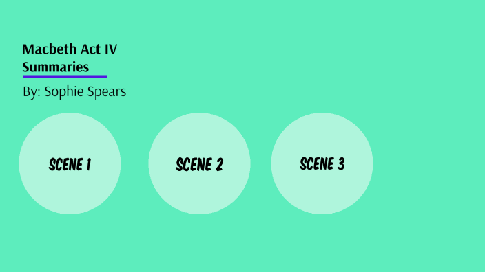 Macbeth Act IV Scene Summaries by sophie spears on Prezi