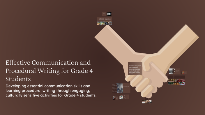 Effective Communication and Procedural Writing for Grade 4 Students by ...