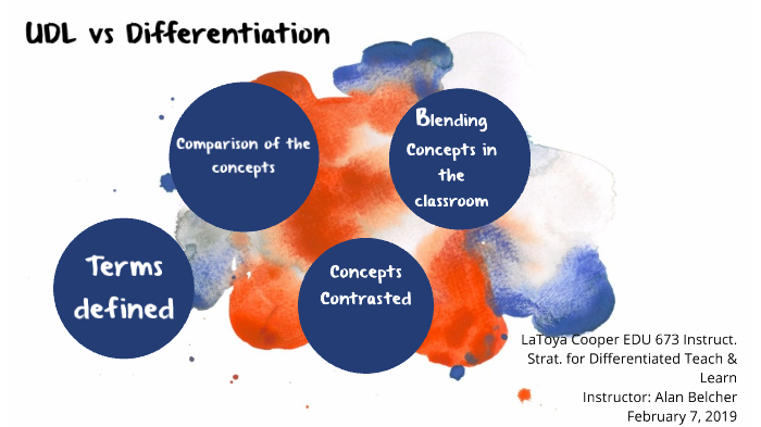 UDL vs Differentiation by LaToya Cooper on Prezi