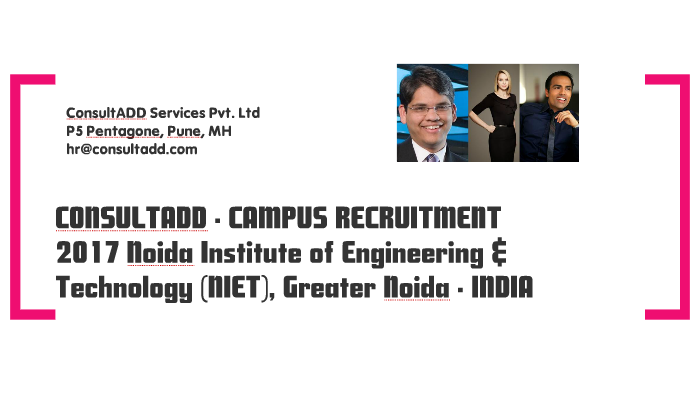 Consultadd Pre-Placement Talk by Ben Swami on Prezi