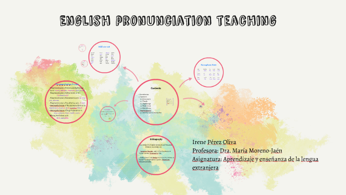 English pronunciation teaching by on Prezi