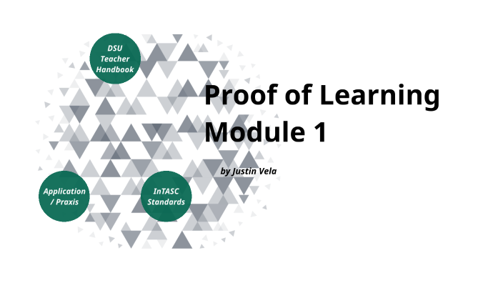 Proof of Learning by Justin Vela on Prezi