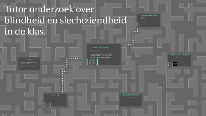 Tutor onderzoek over blindheid en slechtziendheid in de klas by Chris ...