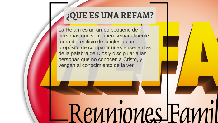 ¿QUE ES UNA REFAM? by on Prezi