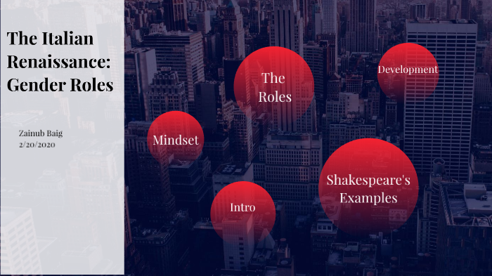 The Italian Renaissance: Gender Roles by Zainub Baig on Prezi