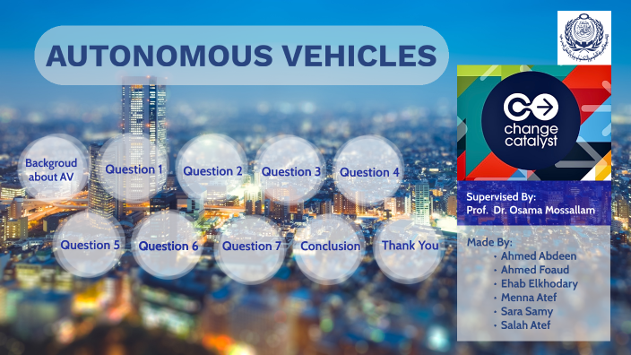 Autonomous vehicles case study by Sara Fahim on Prezi