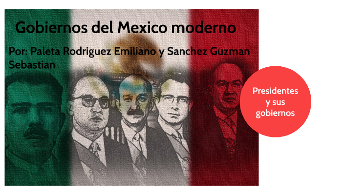 Gobiernos del mexico moderno by Ana G Ahumada on Prezi