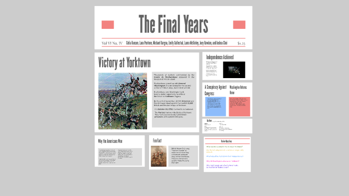 The Final Years by Celia Hansen on Prezi