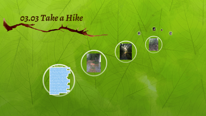 03.03 Take a Hike by Tyler Beneke by tyler beneke on Prezi