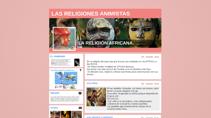LAS RELIGIONES ANIMISTAS by Andrea Velasco García on Prezi