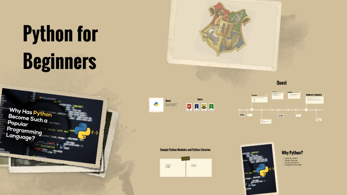 Python for Beginners by Francoise Taberdo on Prezi