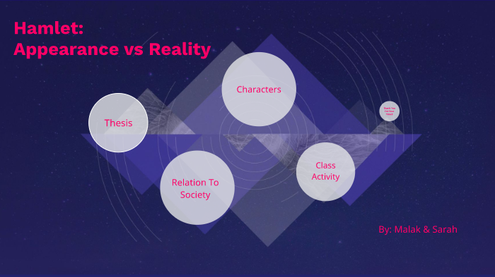 Appearance vs. Reality by Malak mazhar on Prezi