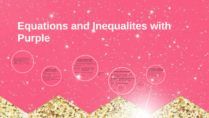 Algebra1 Equations and Inequalities - Purple by purple10019 _1direction ...