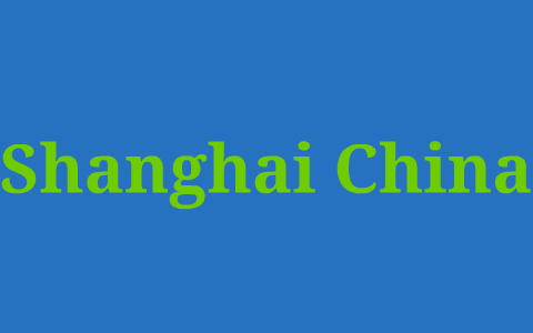 Shanghai China by Nicholas Perron