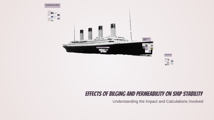 Effects of Bilging and Permeability on Ship Stability by rj venz ompoc ...
