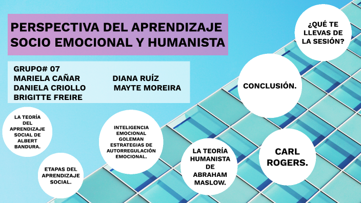PERSPECTIVA DEL APRENDIZAJE SOCIO EMOCIONAL Y HUMANISTA by MAYTE ...