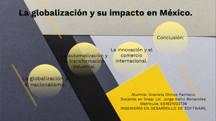 La globalización y su impacto en México. by Graciela Olmos Pacheco on Prezi