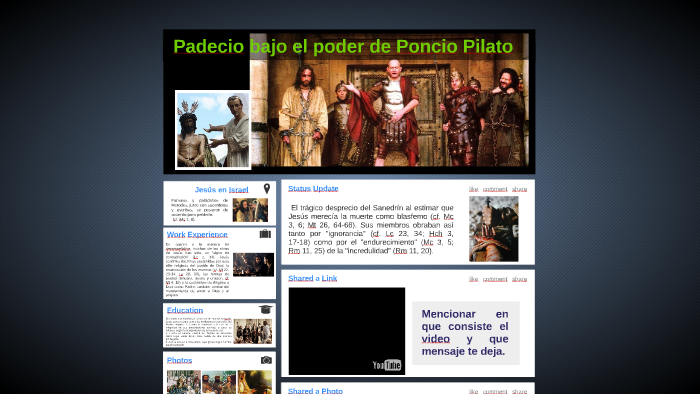 Padecio bajo el poder de Poncio Pilato by Hugo Agustín García Rosales ...