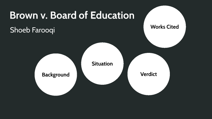 Brown v. Board of Education by S F on Prezi