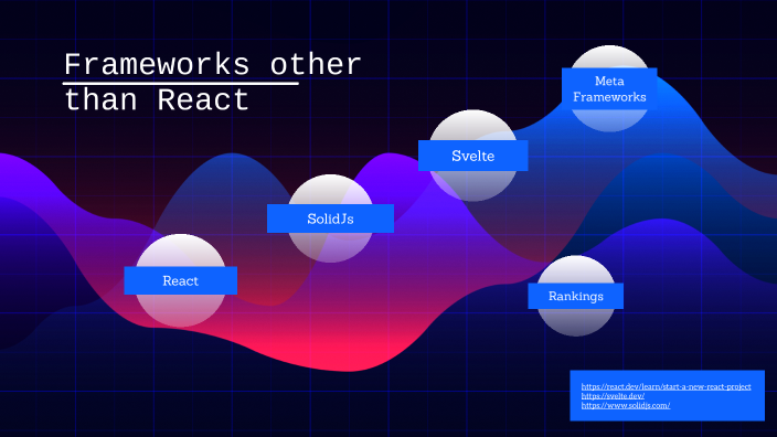 Frameworks other than React by Shoter99 on Prezi